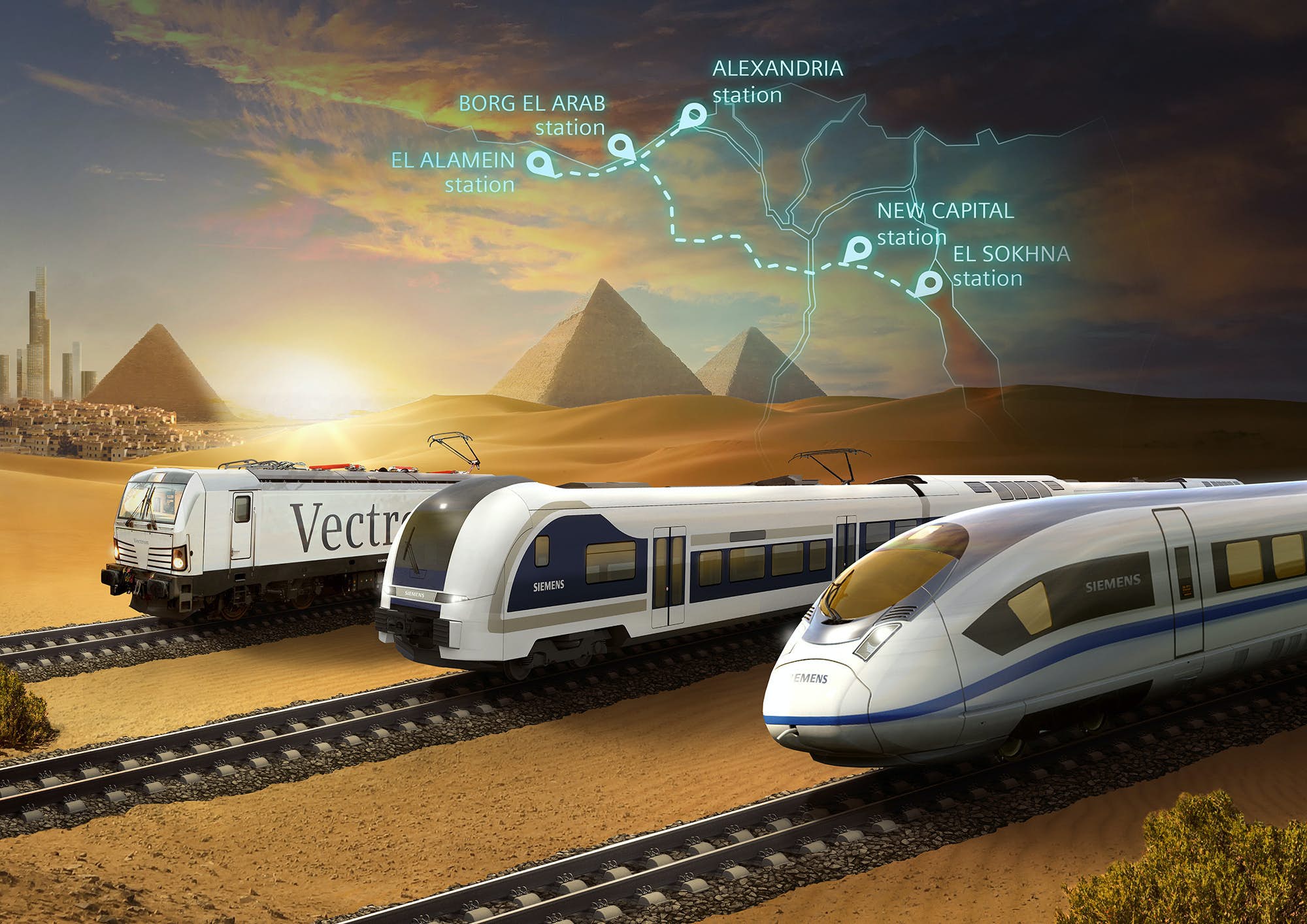 EGYPT S FIRST HIGH SPEED TRAIN WILL CONNECT THE RED SEA TO THE