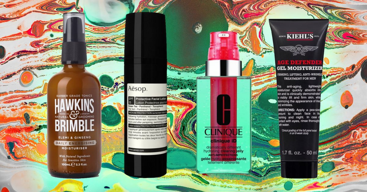 THE BEST MOISTURISERS FOR MEN - LIVING